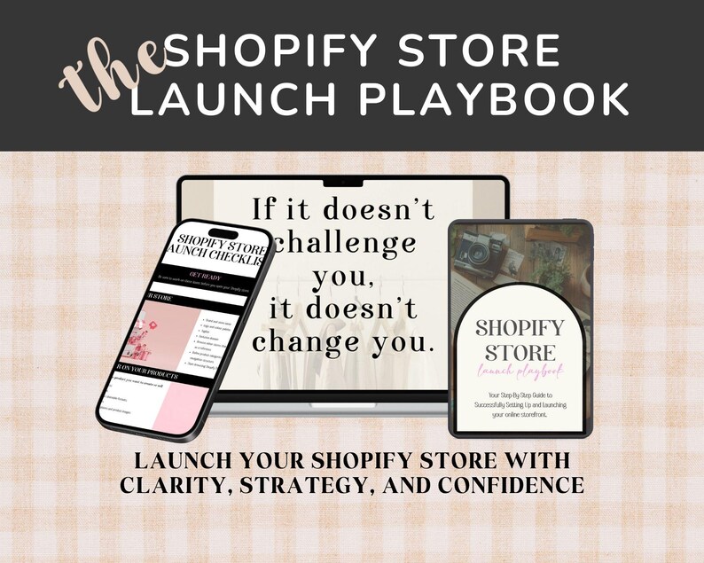 Shopify Launch Playbook | Step by Step Guide to Launching an Online ...