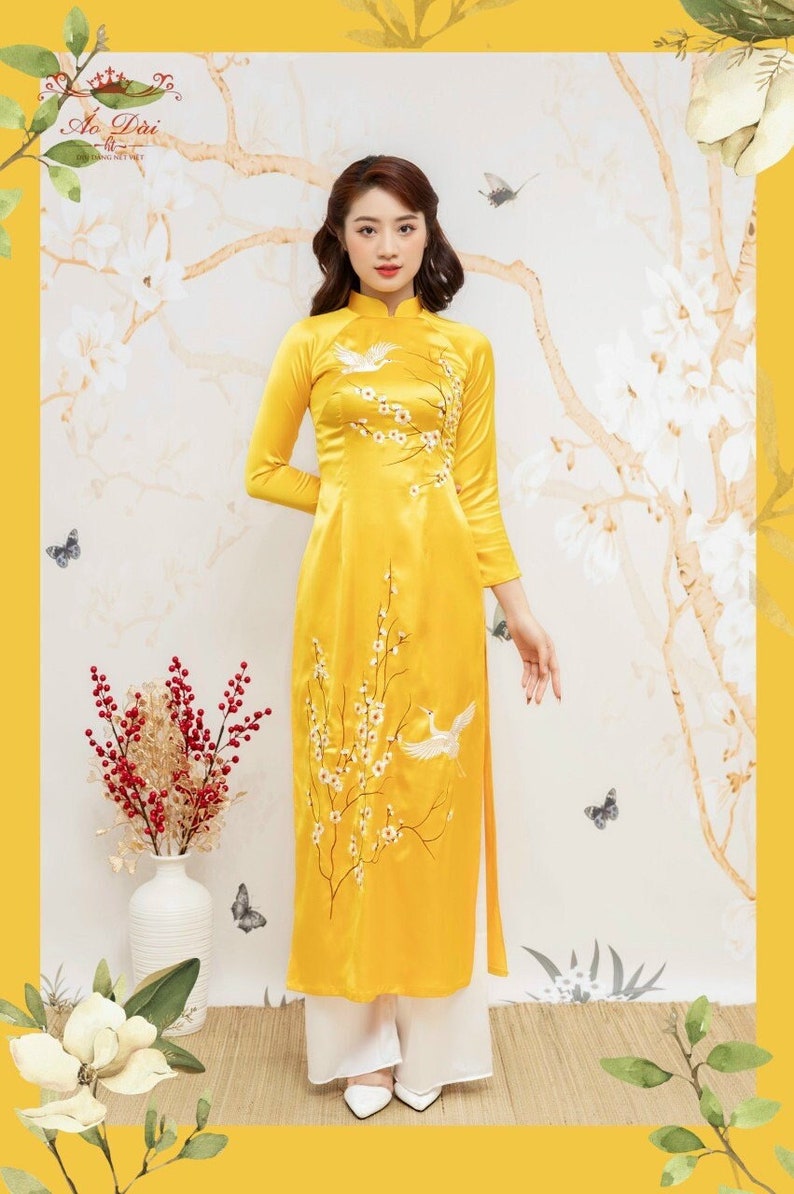 Yellow Ao Dai Set Family Matching - Etsy