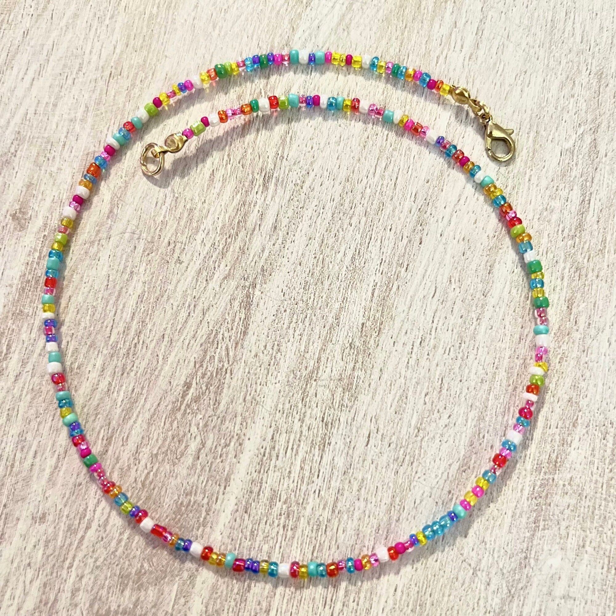 Mermaid Choker Necklace Colorful Choker Necklace Colorful - Etsy