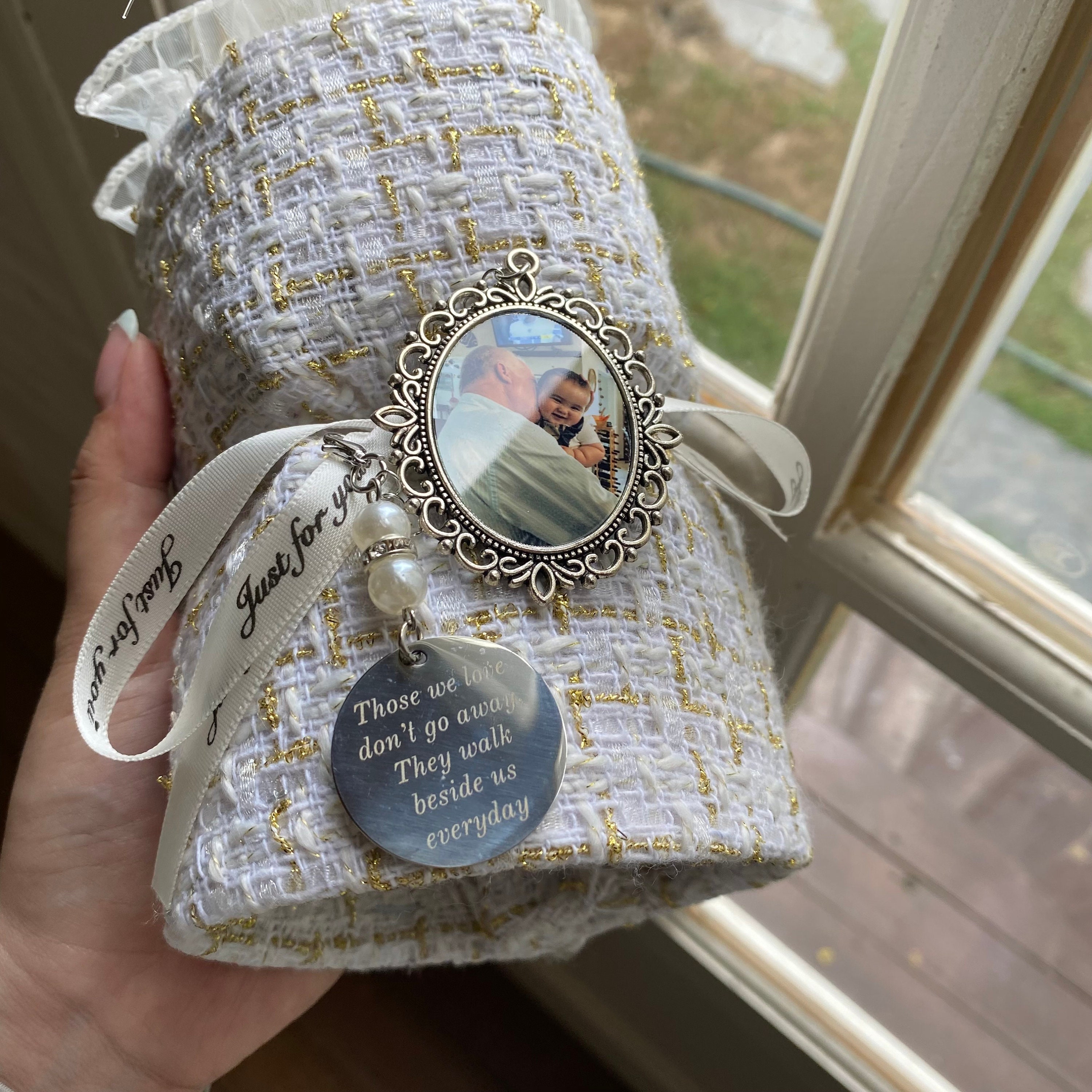 Loss of Loved One Memorial Photo Keychain, Photograph Key Chain ...