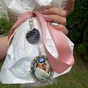 Loss of Loved One Memorial Photo Keychain, Photograph Key Chain ...