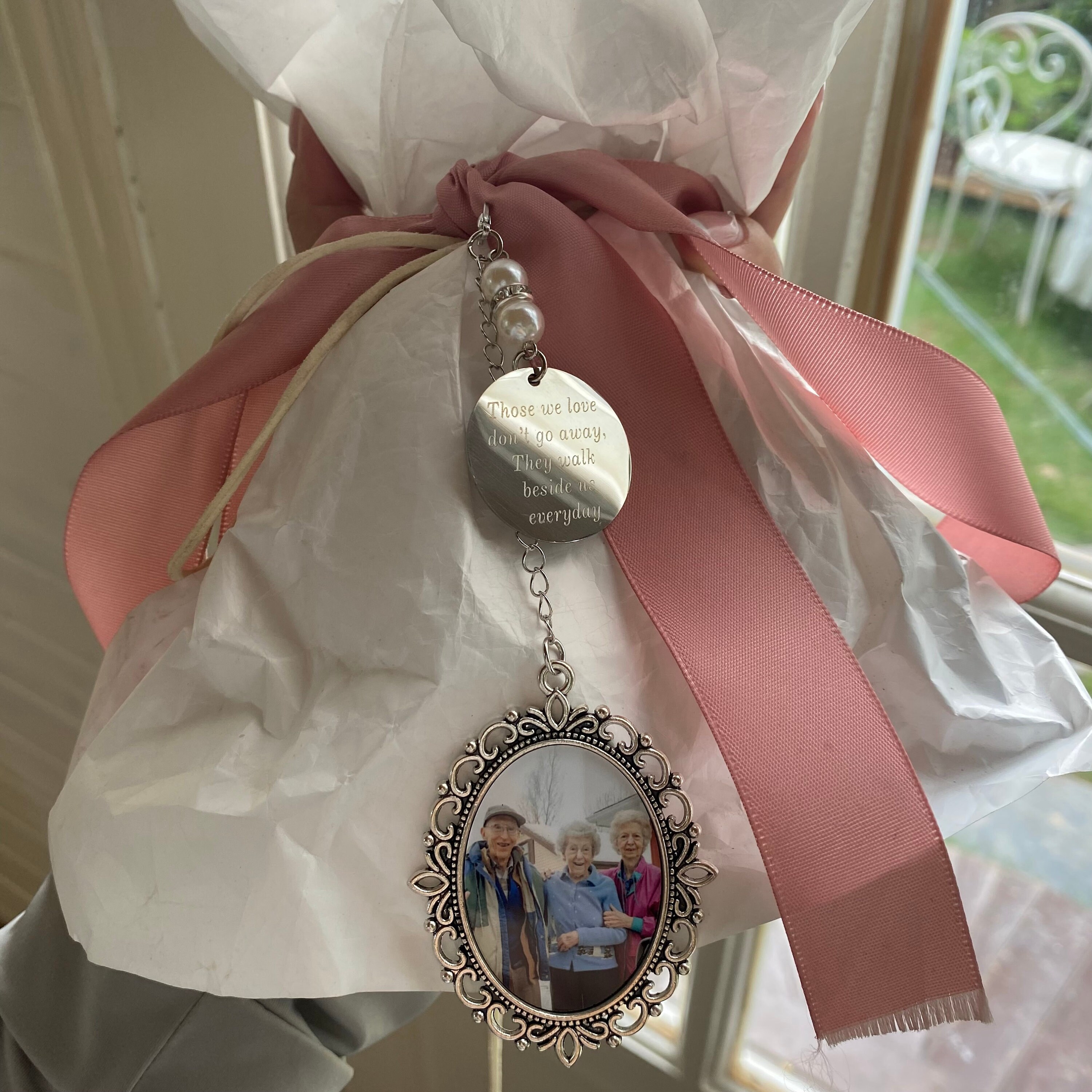 Loss of Loved One Memorial Photo Keychain, Photograph Key Chain ...