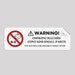Suffocation Warning Labels, Round Business Warning Stickers, Cellophane ...