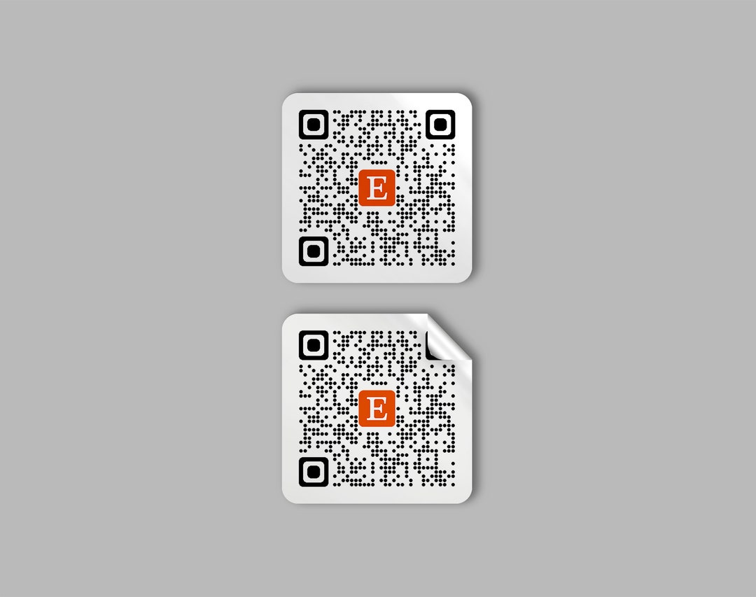 Custom QR Code Stickers Labels, Custom Qr Sticker, Smart Qr Sticker, QR ...