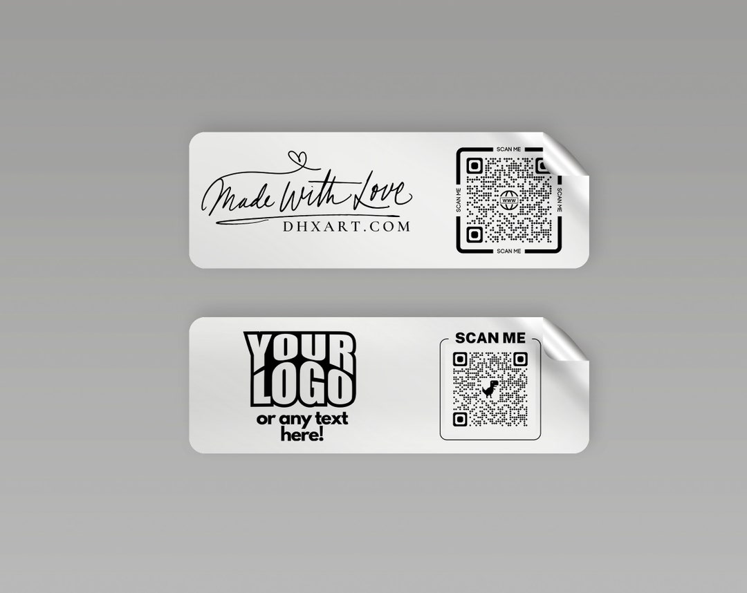 Smart QR Code Stickers | Custom QR Code Labels | Small Business ...