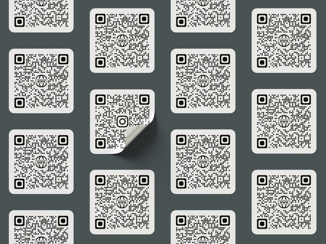Personalised QR Code Labels, Custom Qr Stickers, Smart Qr Sticker, QR ... Personalised QR Code Labels, Custom Qr Stickers, Smart Qr Sticker, QR ...