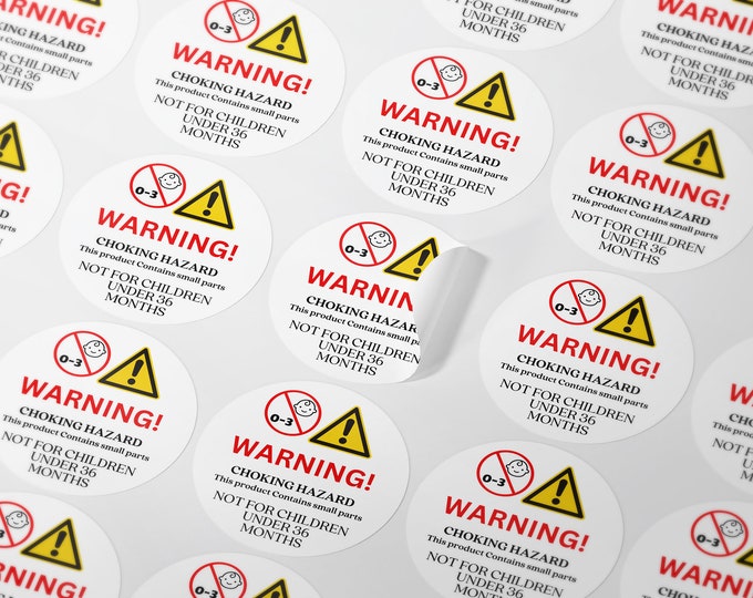 Toy Warning Labels - Not Suitable for Children Under Three Years ...