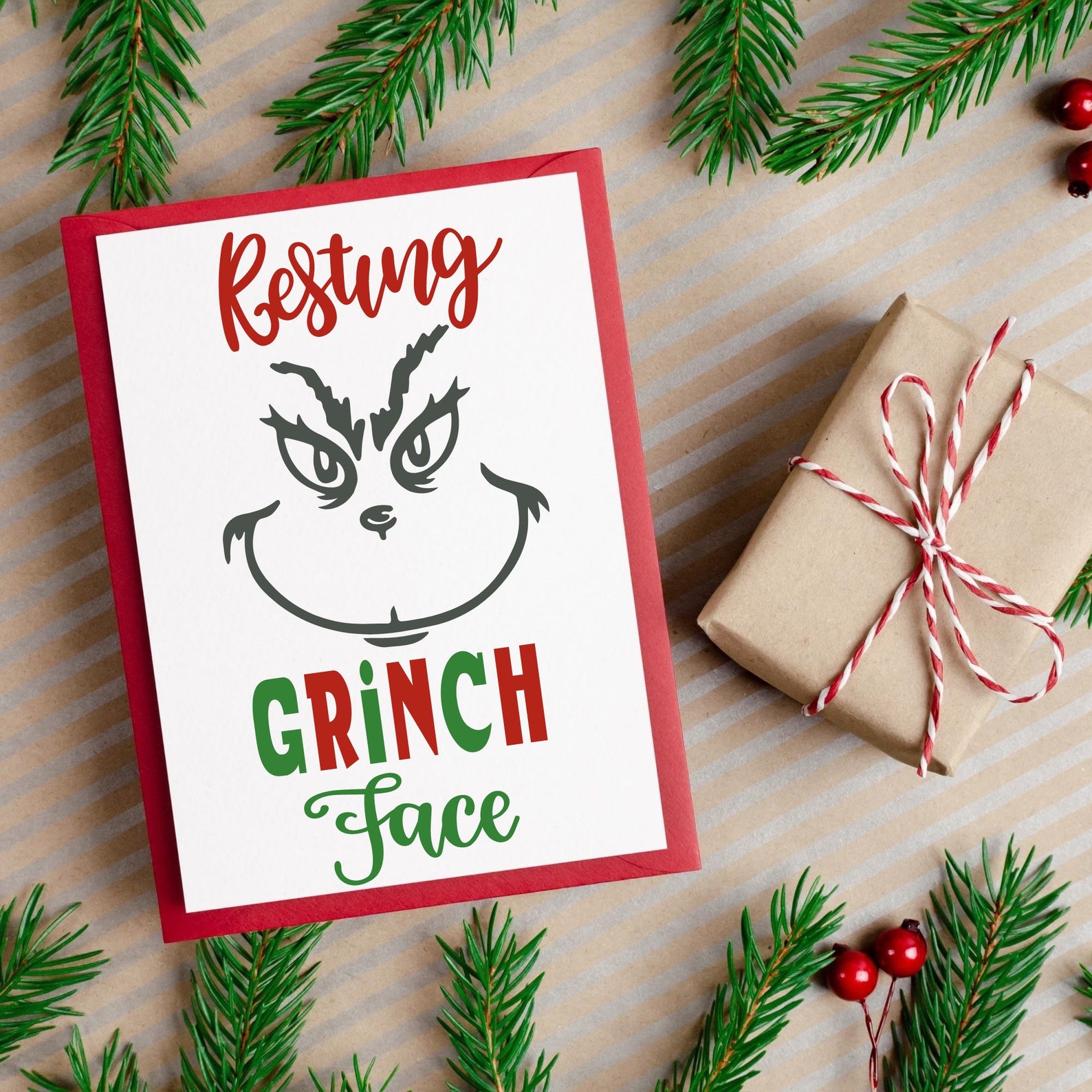 Resting Grinch Face Svg Grinch Clipart Whoville Svg Resting Grinch Face ...