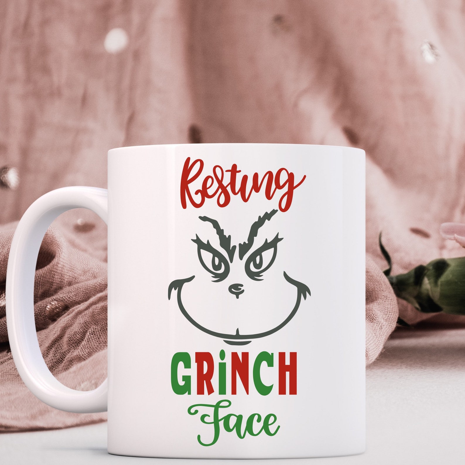 Resting Grinch Face Svg Grinch Clipart Whoville Svg Resting Grinch Face ...