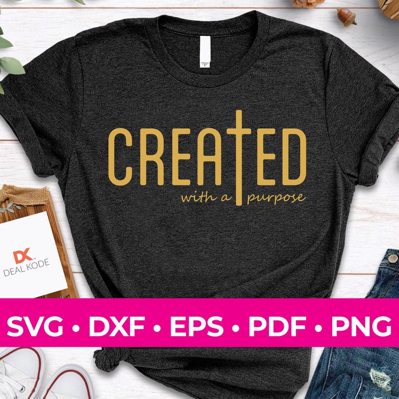 Created With Purpose Svg - Etsy