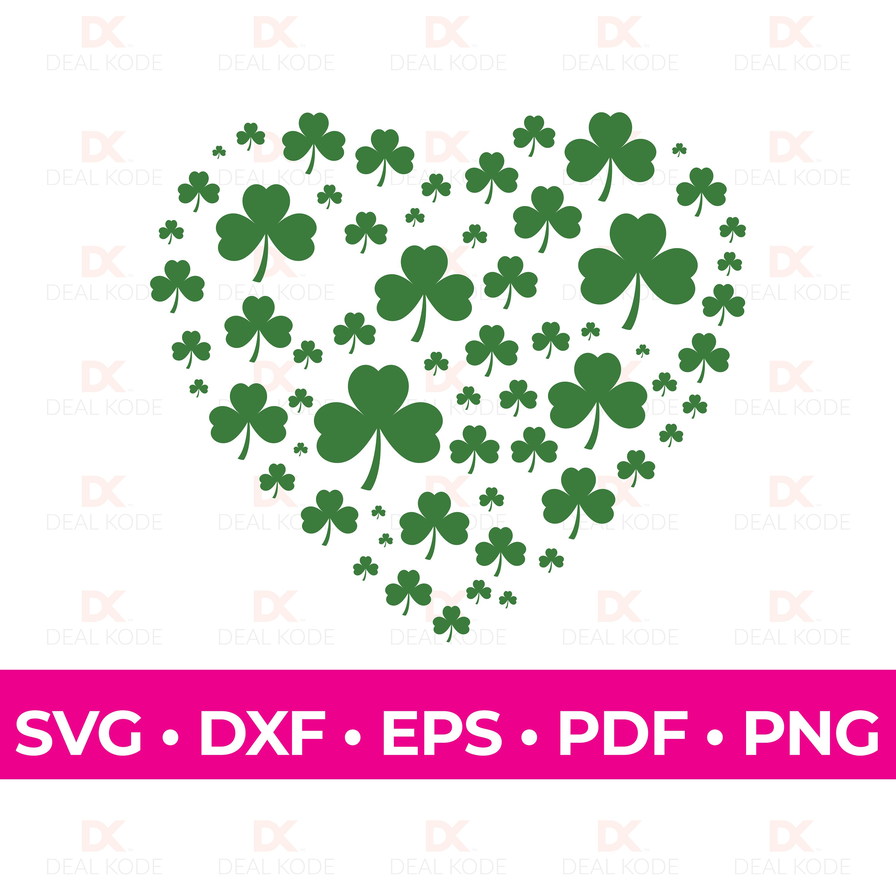 Shamrock SVG, Día de San Patricio SVG, Trébol de cuatro hojas SVG, svg ...