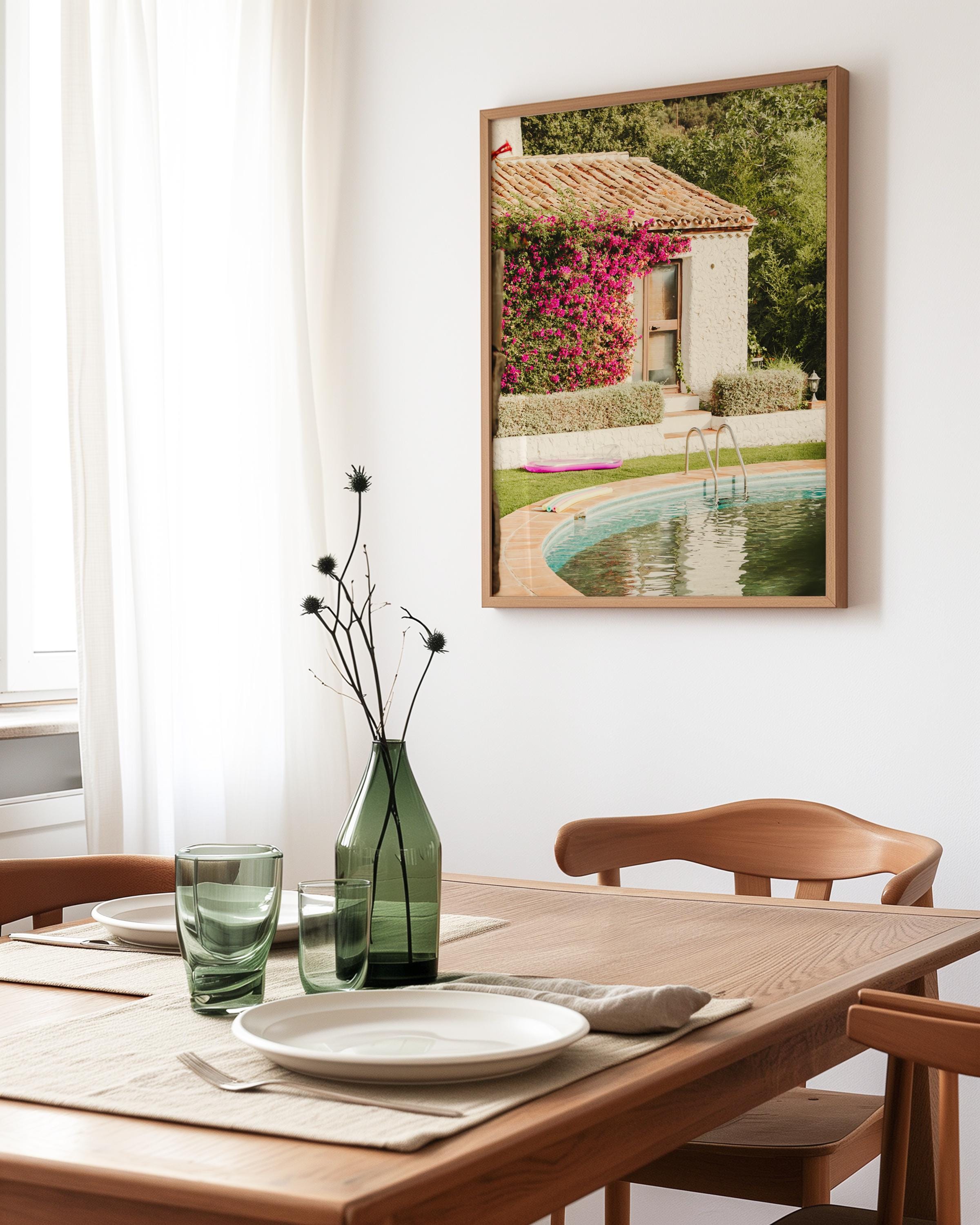 Retro Pool Poster: Perfect Summer Print for Home Decor, Large Wall Art ...