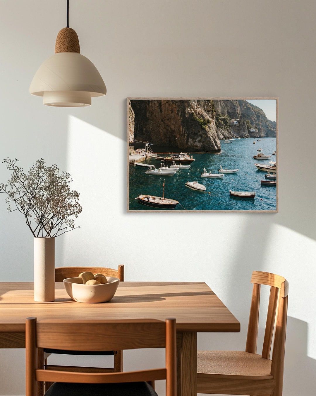 Italy Coastal Sailing Wall Art – Amalfi Coast Boats Print, Nautical ...