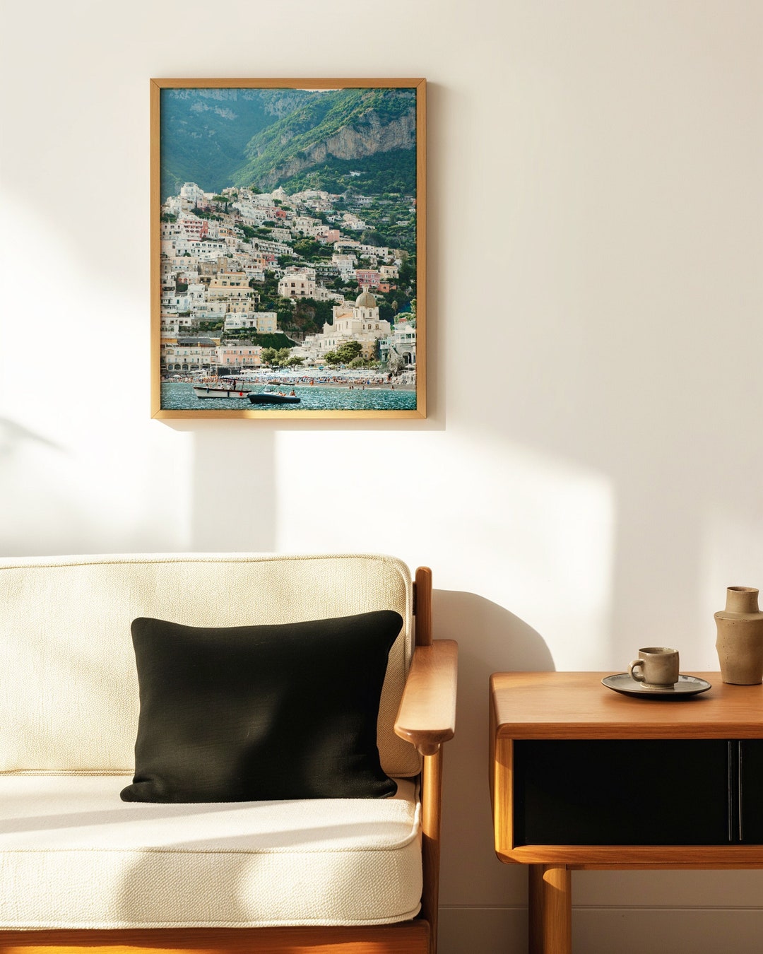 Italian Summer Positano Style Photo Print, Amalfi Coast & Capri Island ...