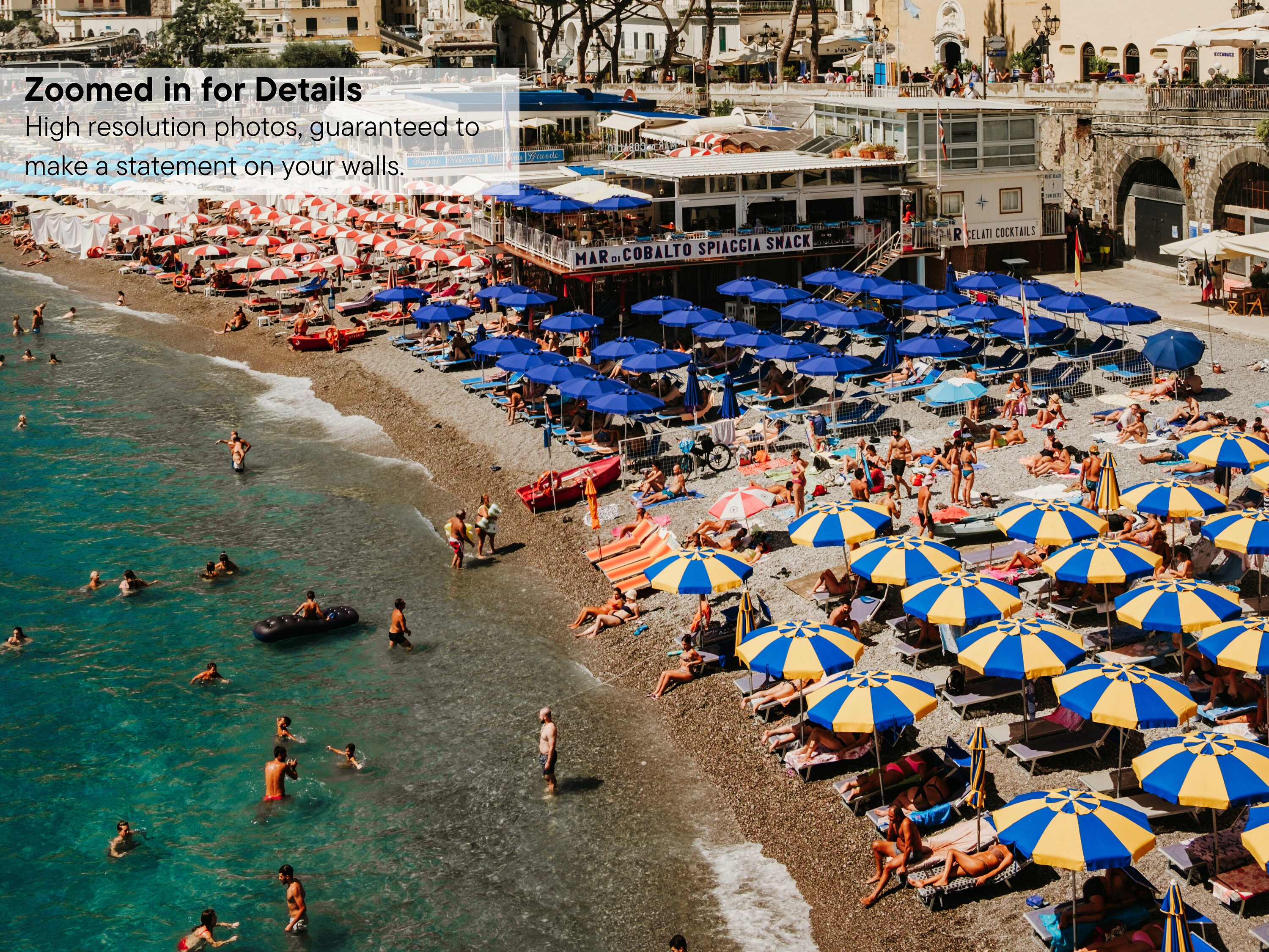 Amalfi Coast Art Print - Stunning Italy Photo, Italian Summer Wall Art ...