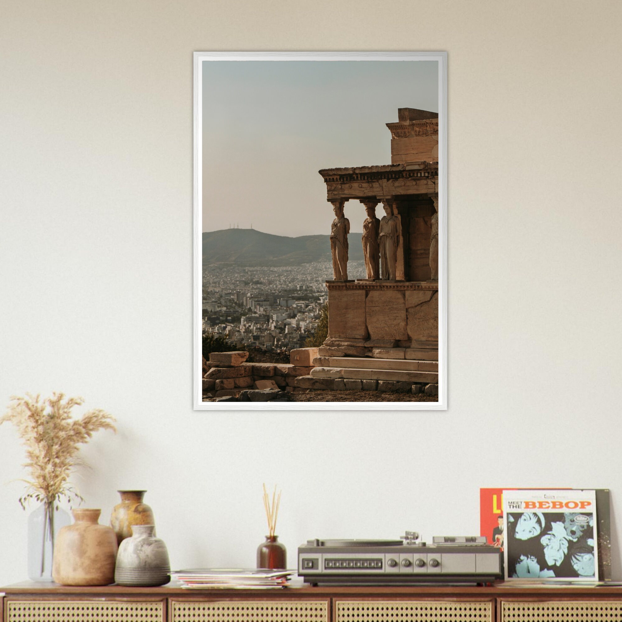 Temple of Athena, Acropolis Artwork Athens Travel Poster Greece ...