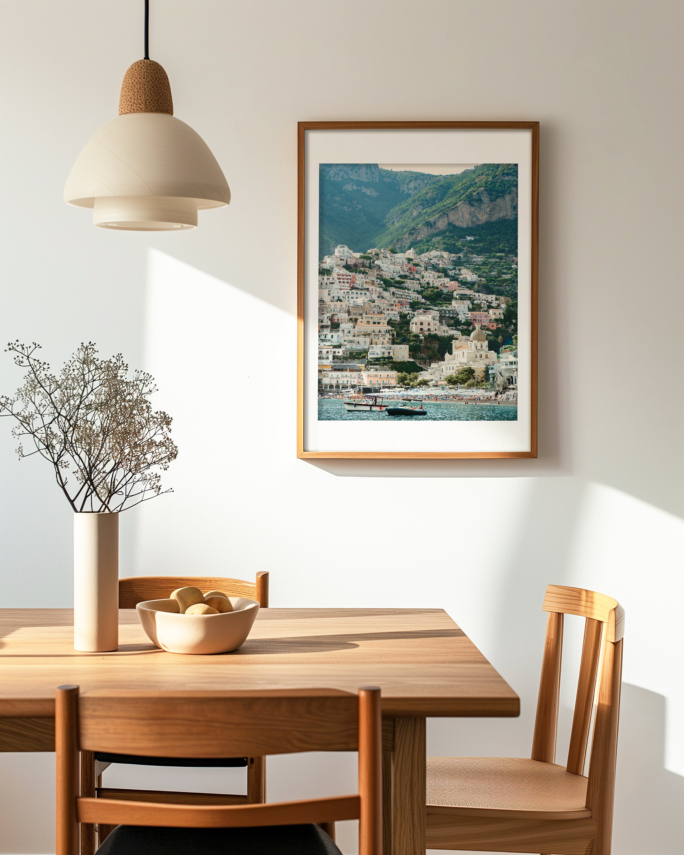 Italian Summer Positano Style Photo Print, Amalfi Coast & Capri Island ...