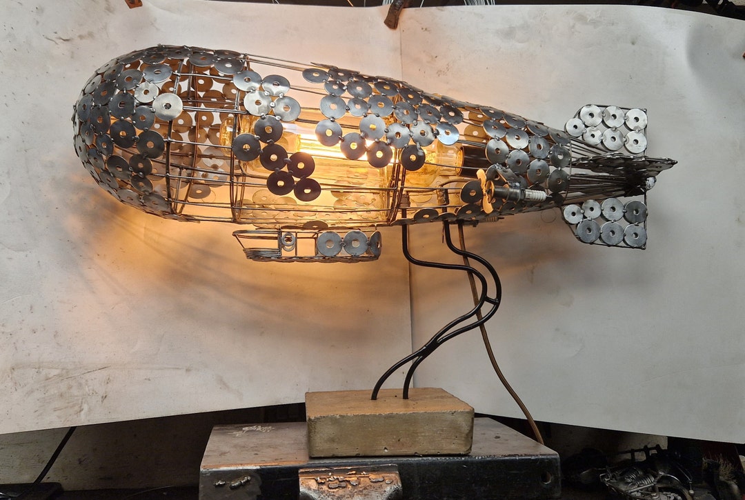 Airship Unique Table Lamp Light - Etsy