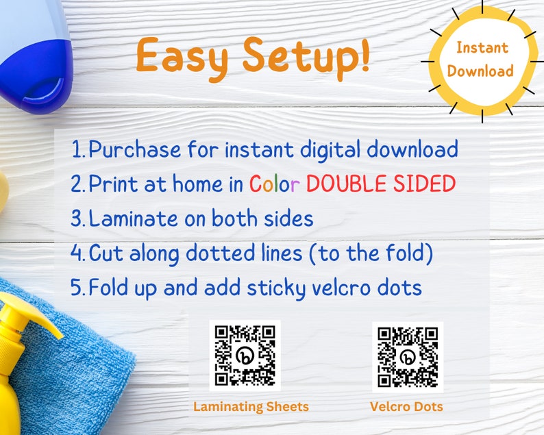 Kid's Daily Routine Chore Chart, Printable Visual Routine, Kids Daily ...