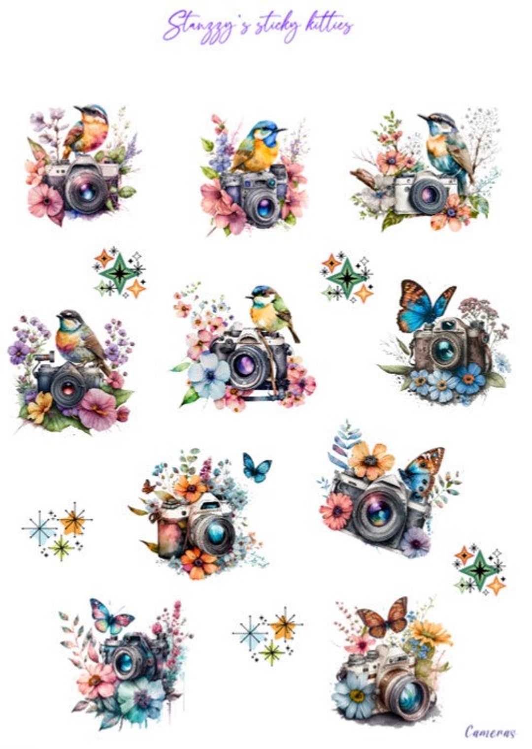 Camera Stickers - Etsy Canada