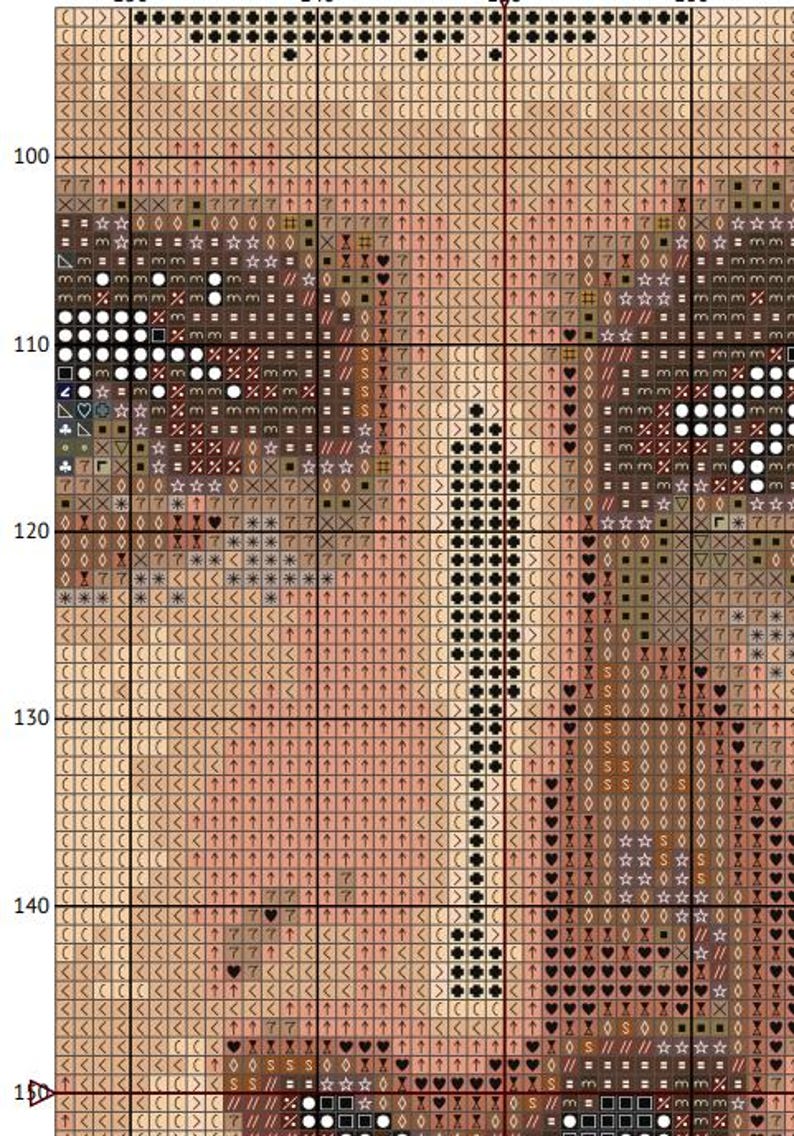 Jesus Cross Stitch, Jesus Cross Stitch Pattern, Christian Art Cross ...
