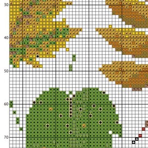 Handcrafted Autumn Leaves Cross Stitch Art - Fall Home Decor, Cross ...