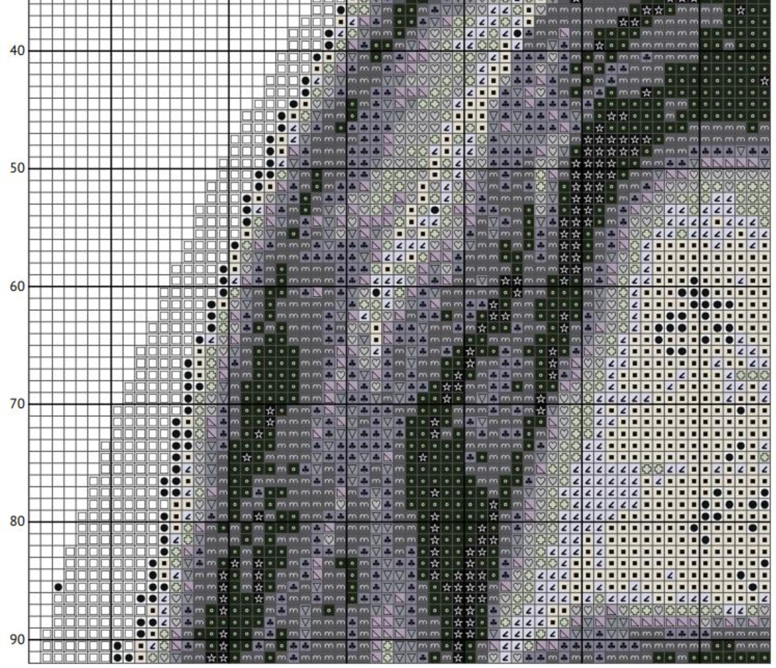 Jesus Cross Stitch, Jesus Cross Stitch Pattern, Christian Art Cross ...