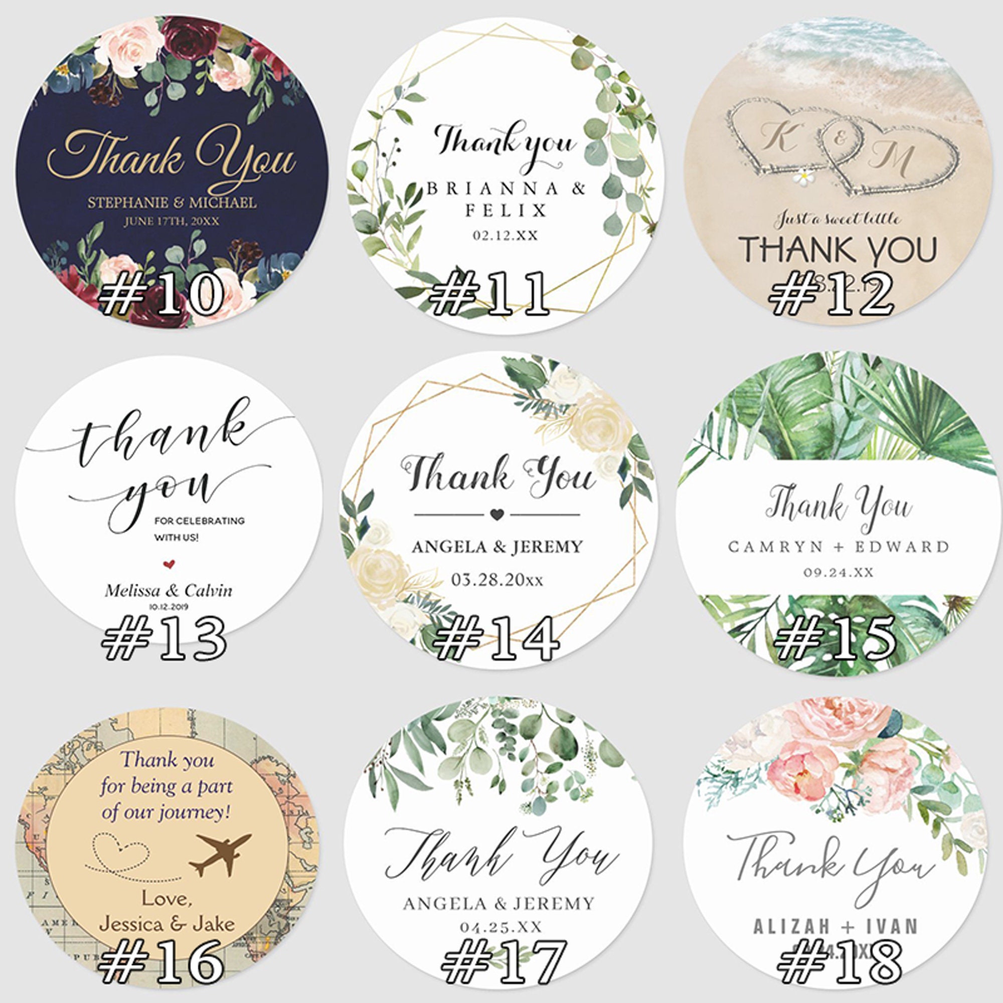 Personalized Round Circle Label Stickerswaterproof1.53inch - Etsy Canada