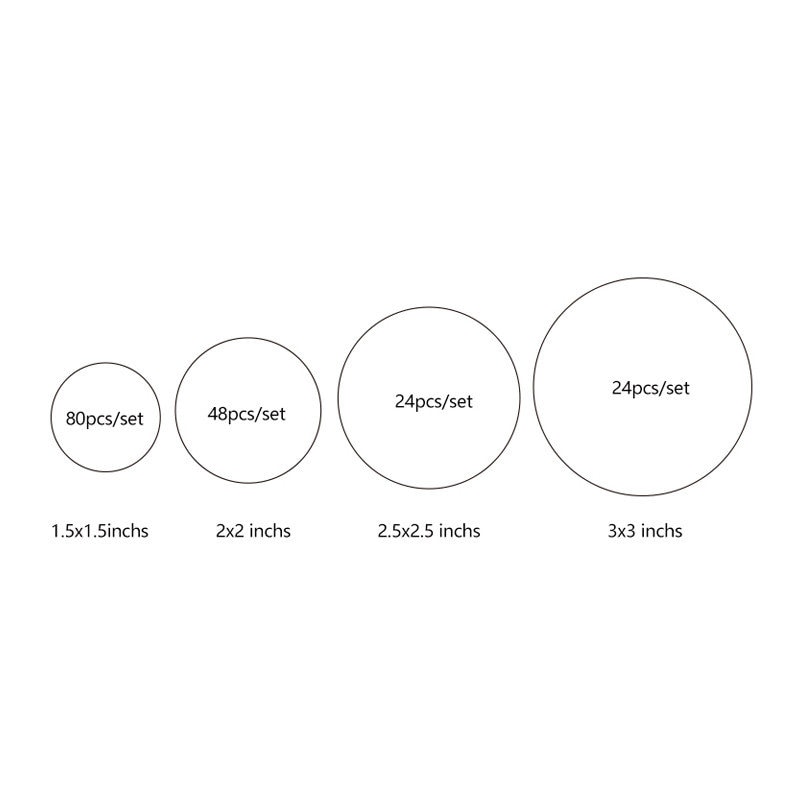 Personalized Round Circle Label Stickerswaterproof1.53inch - Etsy