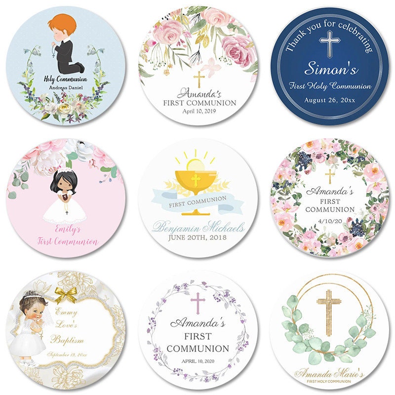 Communion Stickers - Etsy