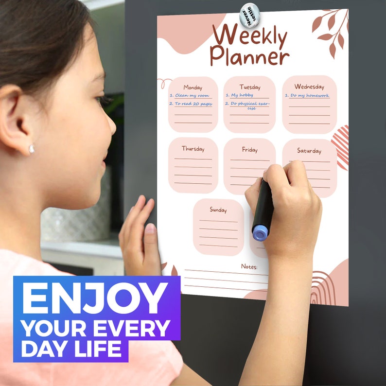 Weekly Planner Printable, Weekly Goal Planner , Time Blocker ...