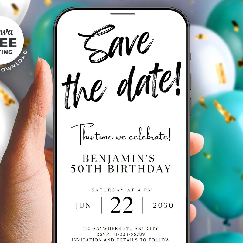 Save the Dates Dinner - Etsy UK