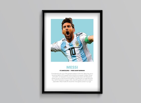 Football Legends Lionel Messi - Etsy