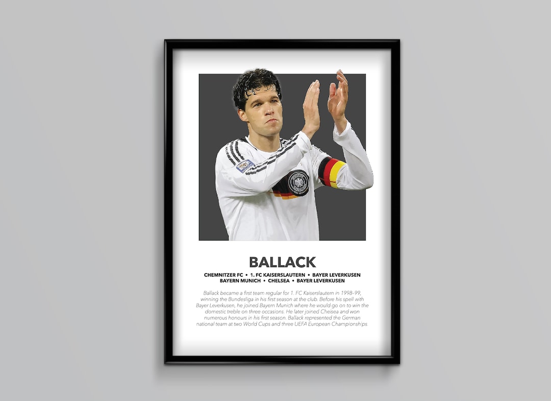 Football Legends - Michael Ballack - Etsy
