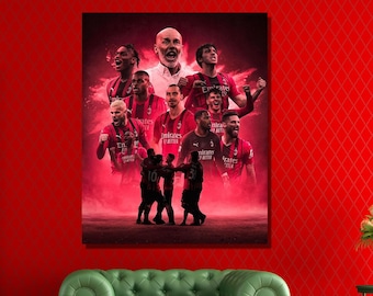 Serie a Milan Poster - Etsy