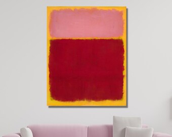 Rothko Pink Poster - Etsy
