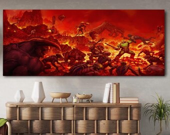 Doom Eternal Wall Art - Etsy