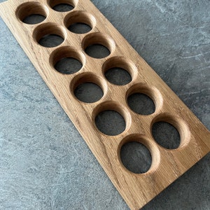 Large Egg Stand. Egg Storage. Solid Oak Egg Holder. Hard Wood. Egg ...