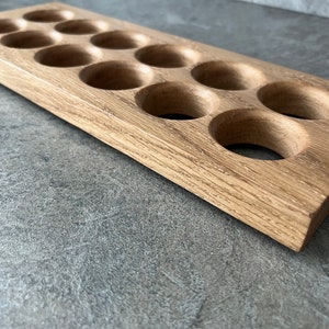 Large Egg Stand. Egg Storage. Solid Oak Egg Holder. Hard Wood. Egg ...