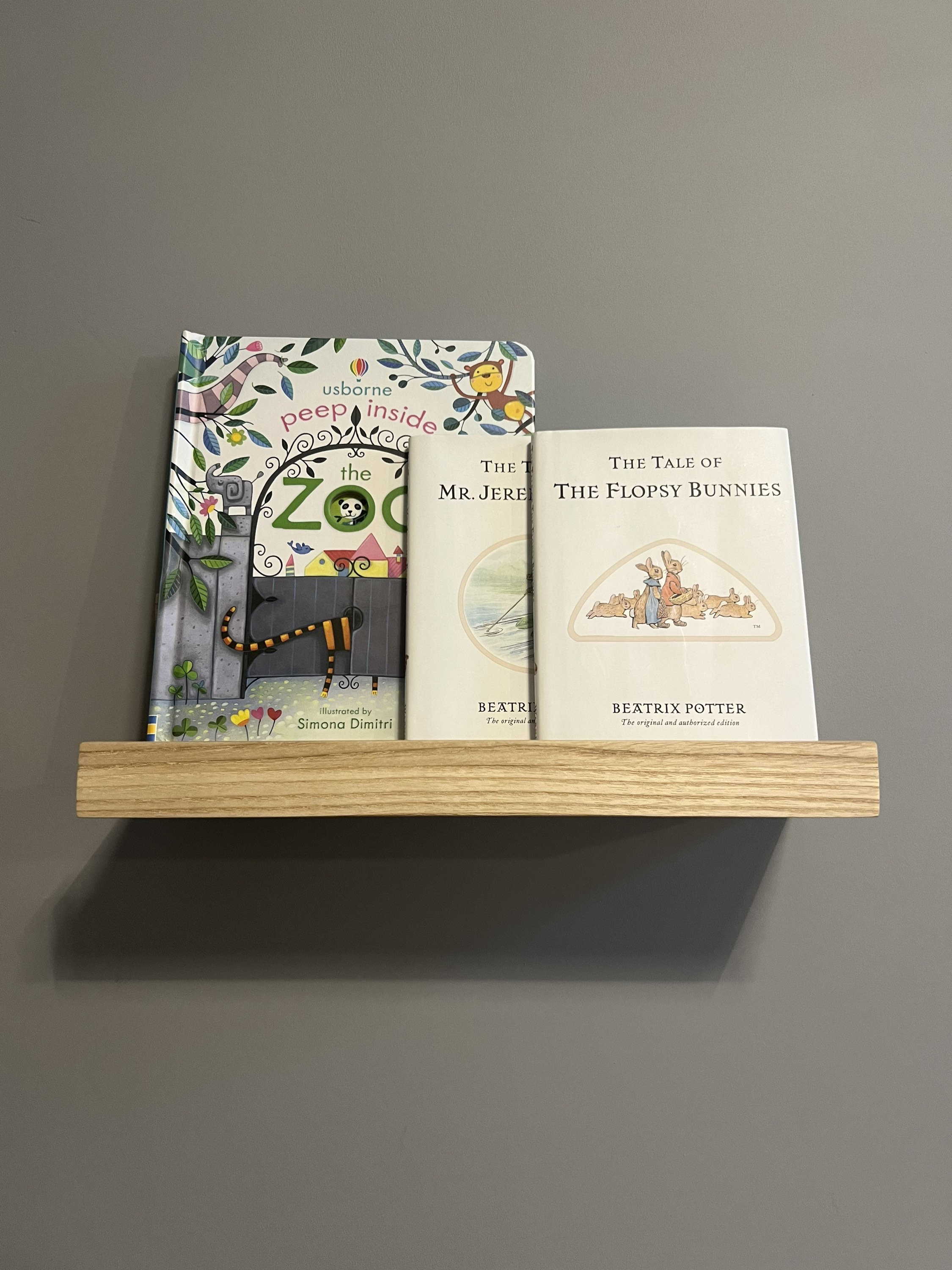 Solid Ash Shelf With Lip, Nursery Shelf. Baby Bedroom. Nursery Decor ...