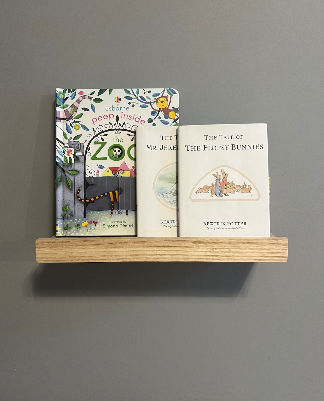 Solid Ash Shelf With Lip, Nursery Shelf. Baby Bedroom. Nursery Decor ...