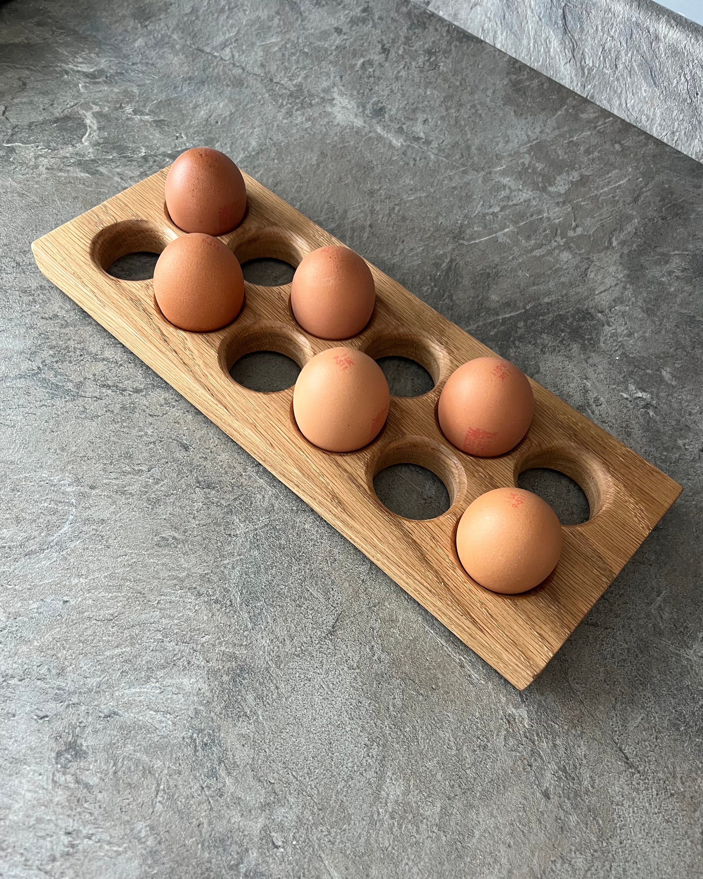 Large Egg Stand. Egg Storage. Solid Oak Egg Holder. Hard Wood. - Etsy