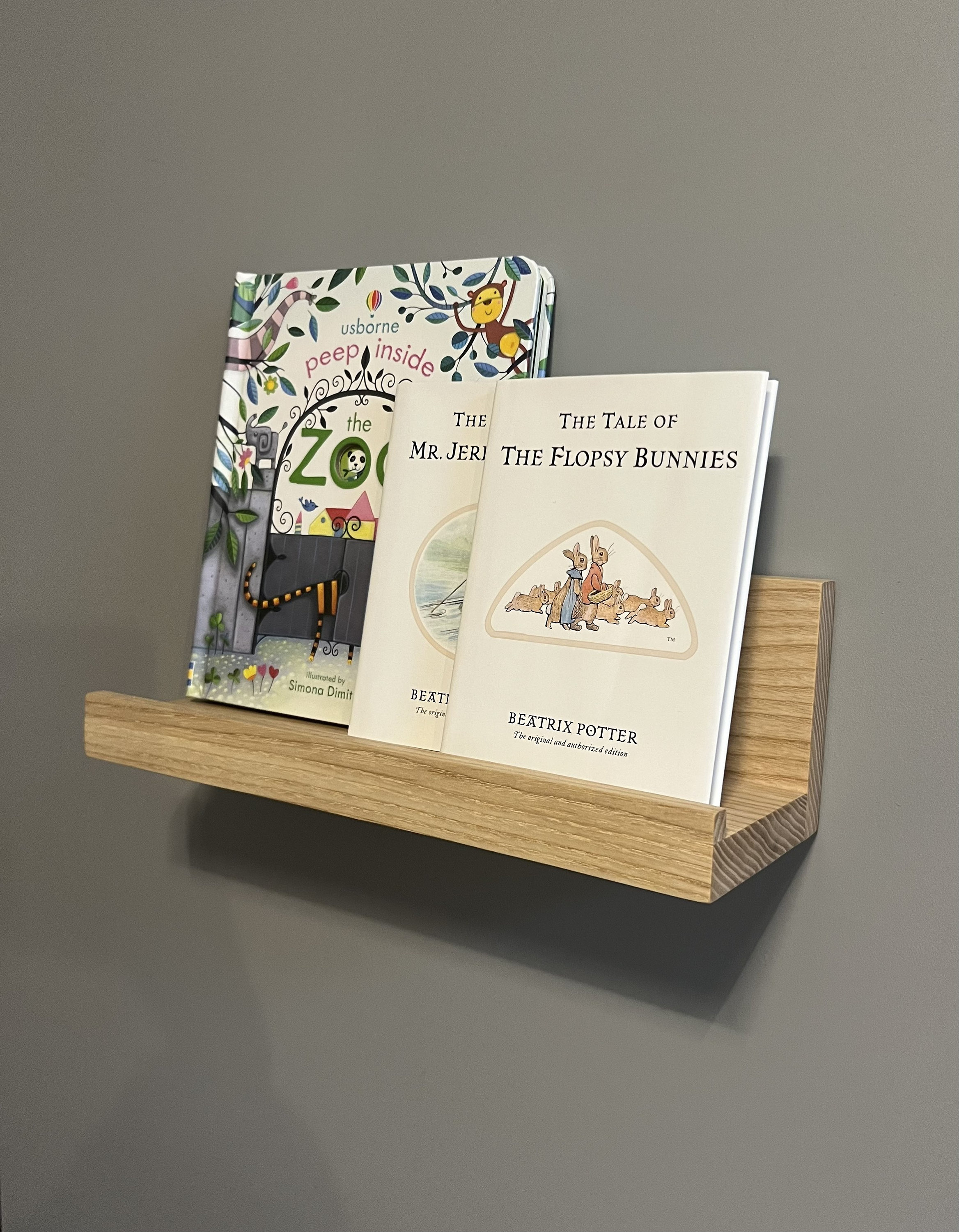 Solid Ash Shelf With Lip, Nursery Shelf. Baby Bedroom. Nursery Decor ...