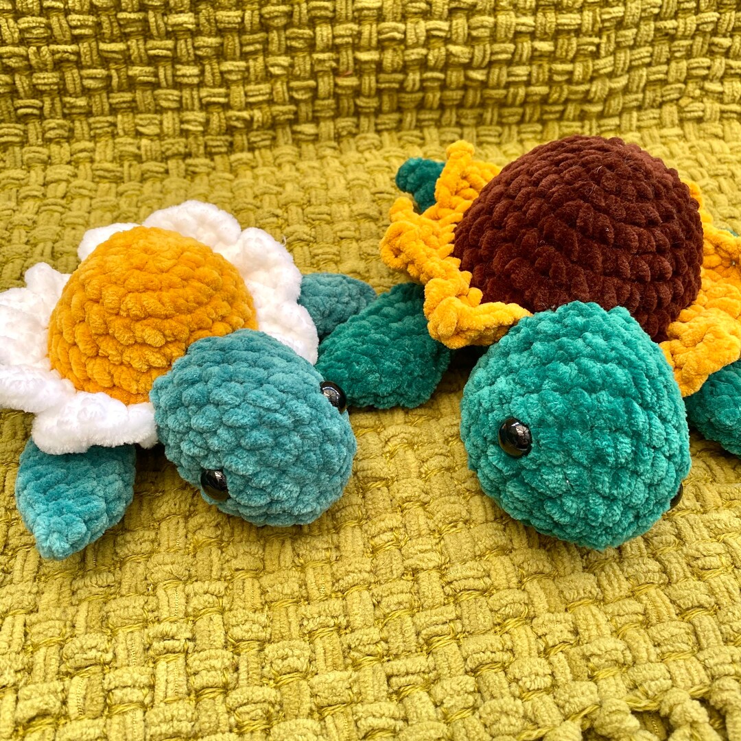 Amigurumi Crochet Flower Turtles - Etsy