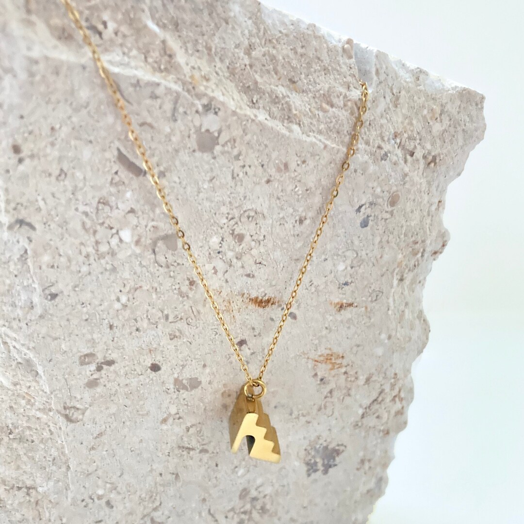 Stair Pendant Necklace - Etsy