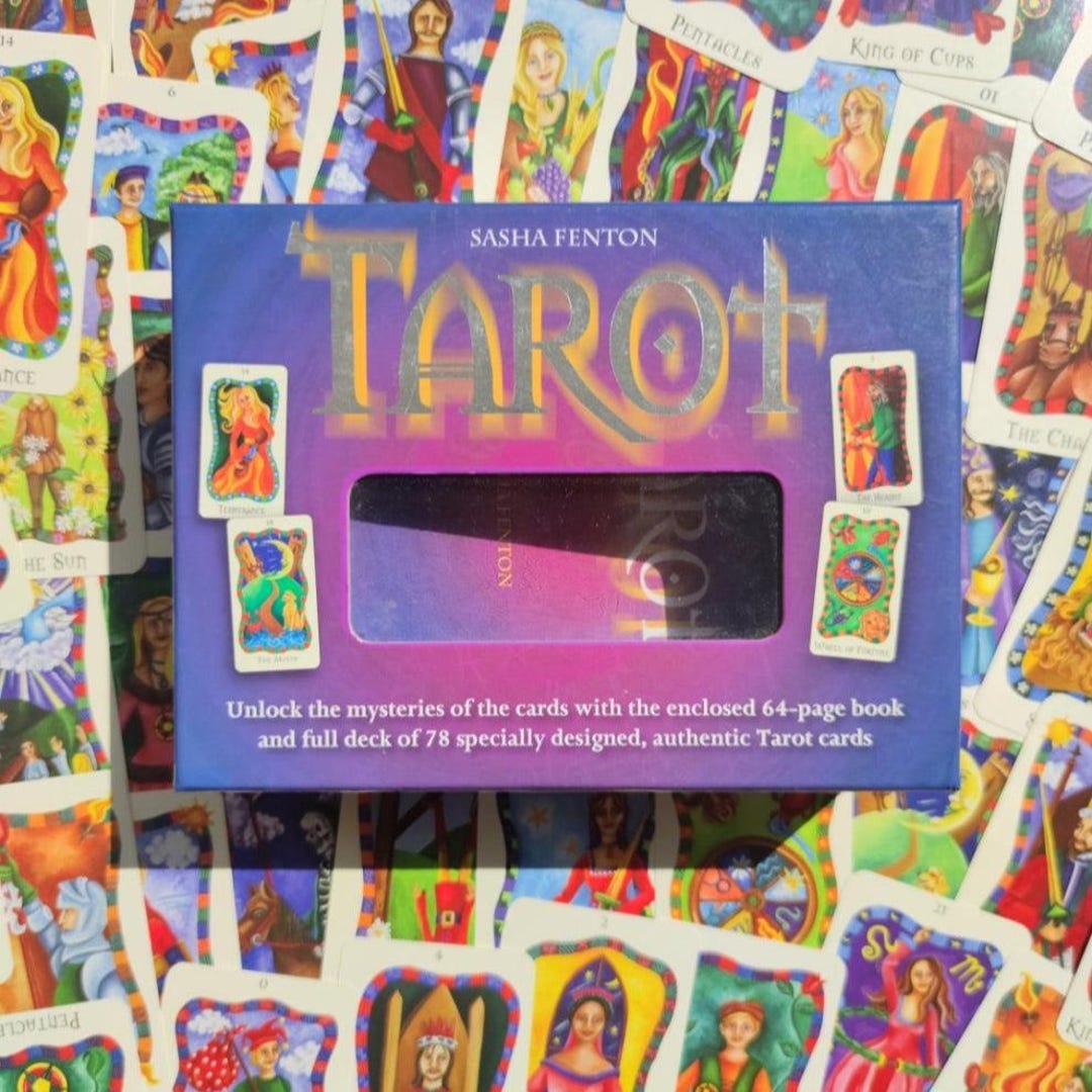 Sasha Fenton Tarot – Complete Box Set With 78 Cards and Guidebook - Etsy
