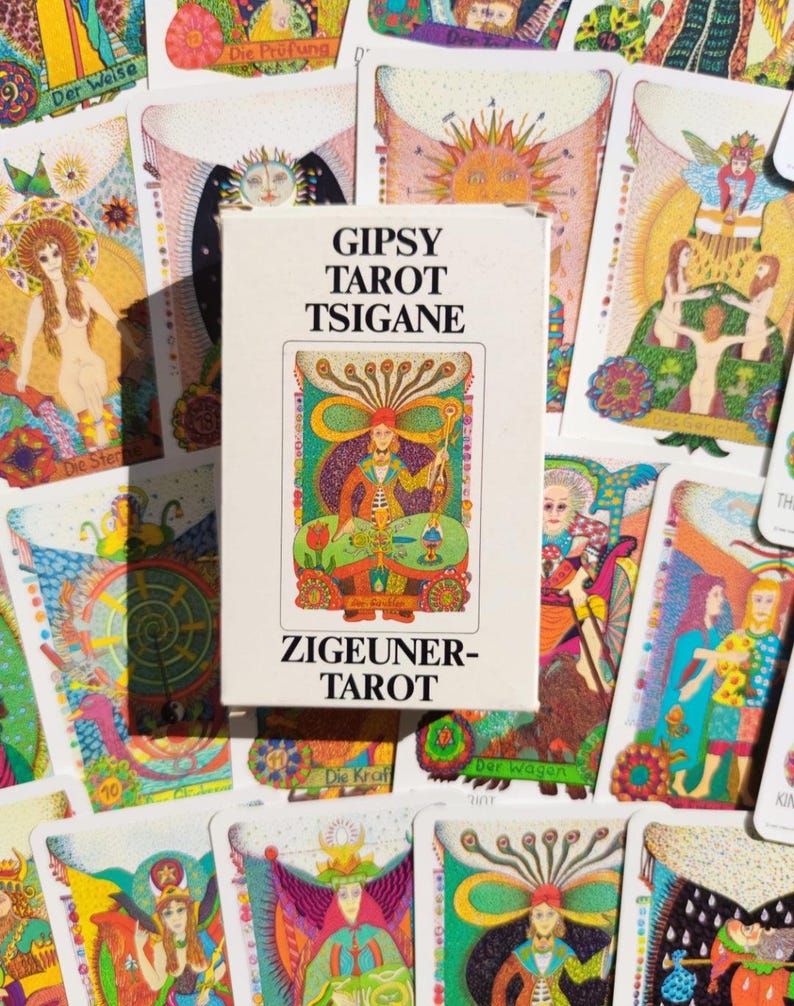 Rare Vintage Gypsy Cards Game – First Edition 1982 – Collector’s Must ...