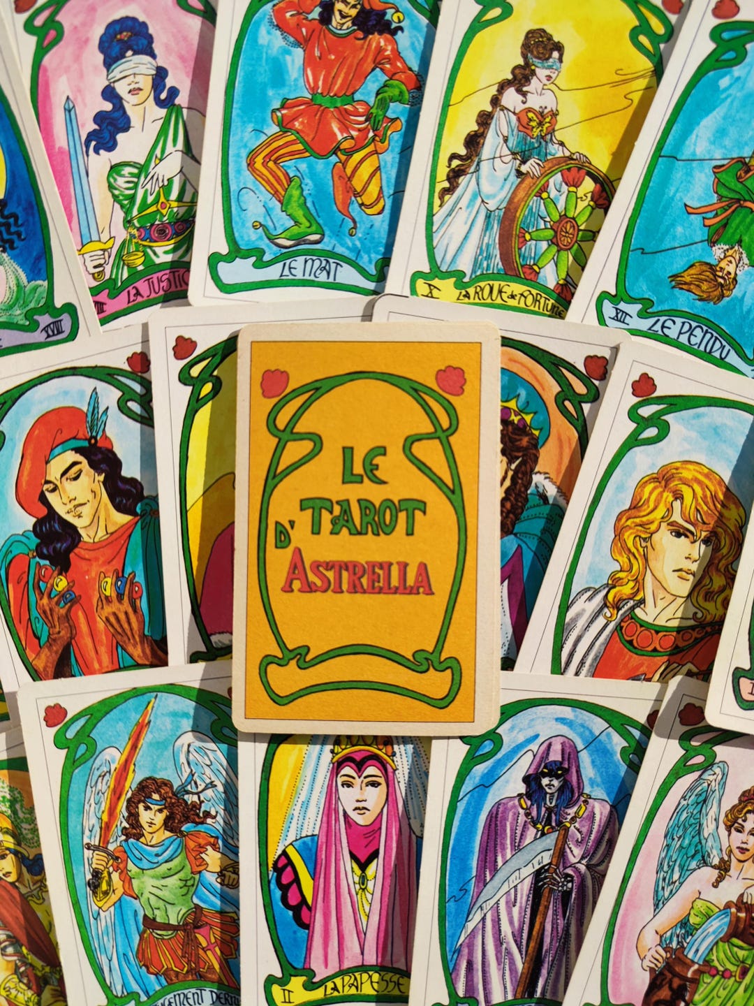 Rare Vintage Tarot Deck - Astrella 1990 - 22 Major Arcana - French ...