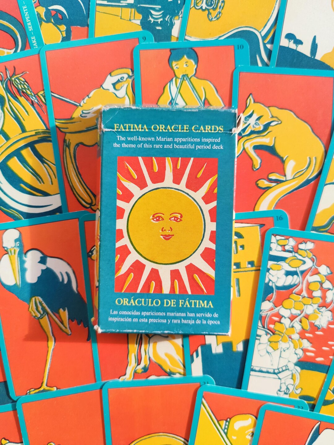 Rare Oracle De Fatima "lo Scarabeo"- 2004 Edition, Divination Deck ...