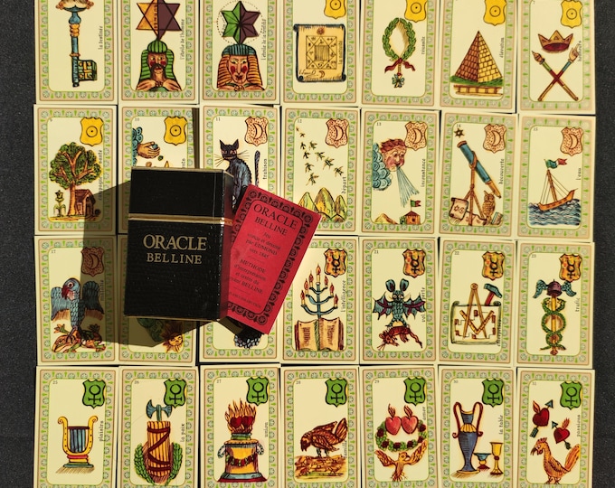 Vintage Oracle Belline Deck – Rare 1990s Grimaud Edition – 53 French ...